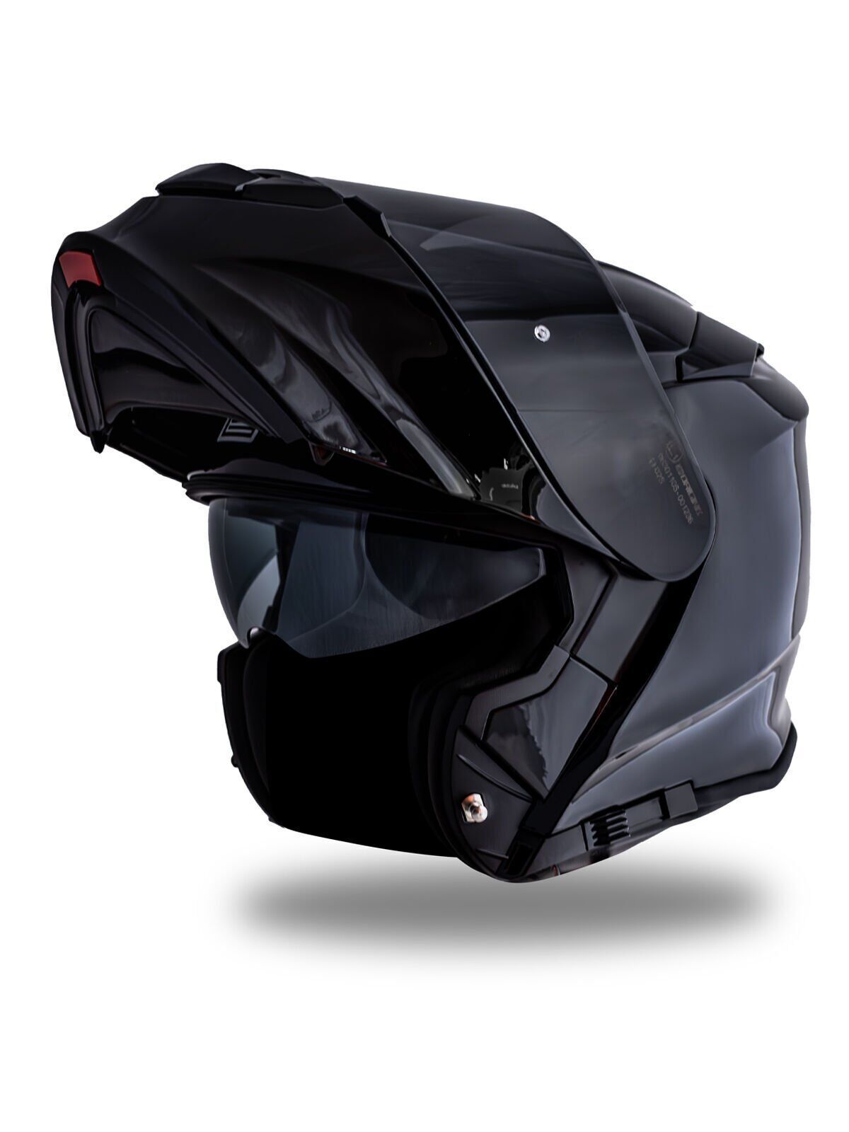 Origine Delta Basic Parlak Siyah Güneş Vizörlü Çene Açılır Kask ...