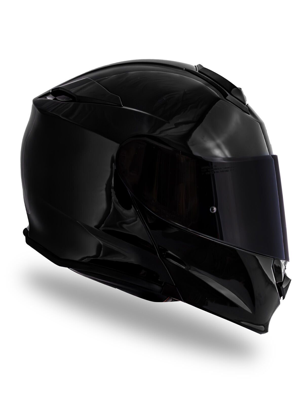 Origine Delta Basic Parlak Siyah Güneş Vizörlü Çene Açılır Kask ...